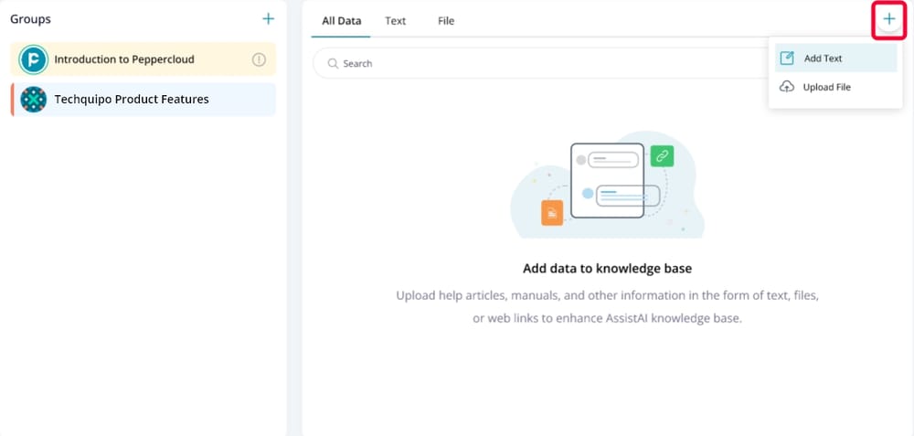 AssistAI Knowledge Base user guide | Pepper Cloud Blog