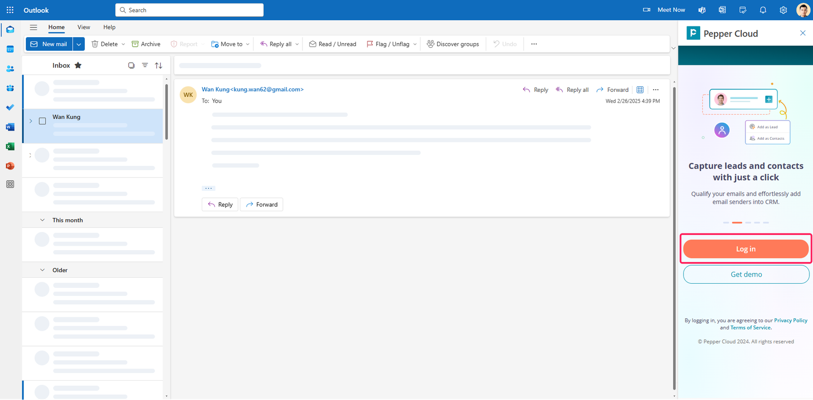 Pepper Cloud CRM Outlook add-in guide | Pepper Cloud Blog