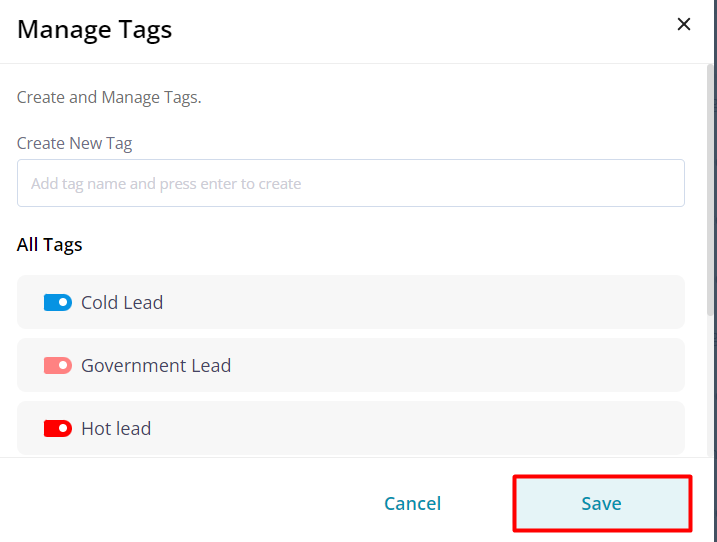User Guide For Tags In Crm Pepper Cloud Blog