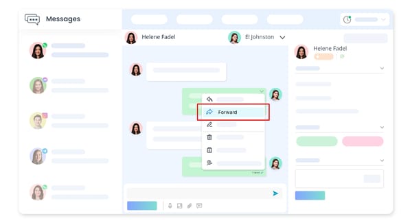 WeChat integration, message forwarding, & media greetings