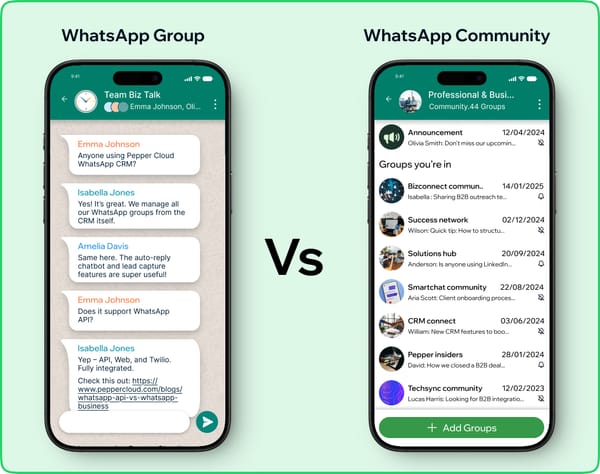 WhatsApp communities Vs Groups: Differences & benefits